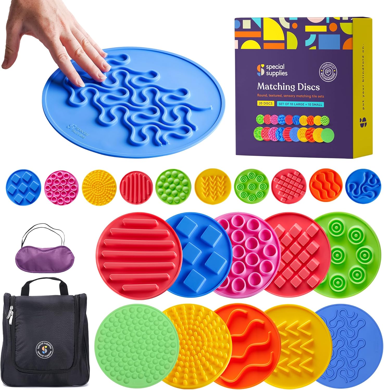 Matching Game Sensory Discs – ExceedToy